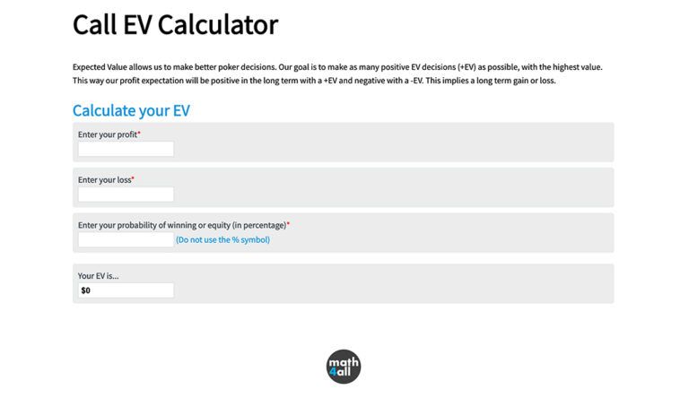 The Mathematics of Poker - Range, Position and EV | Math4all